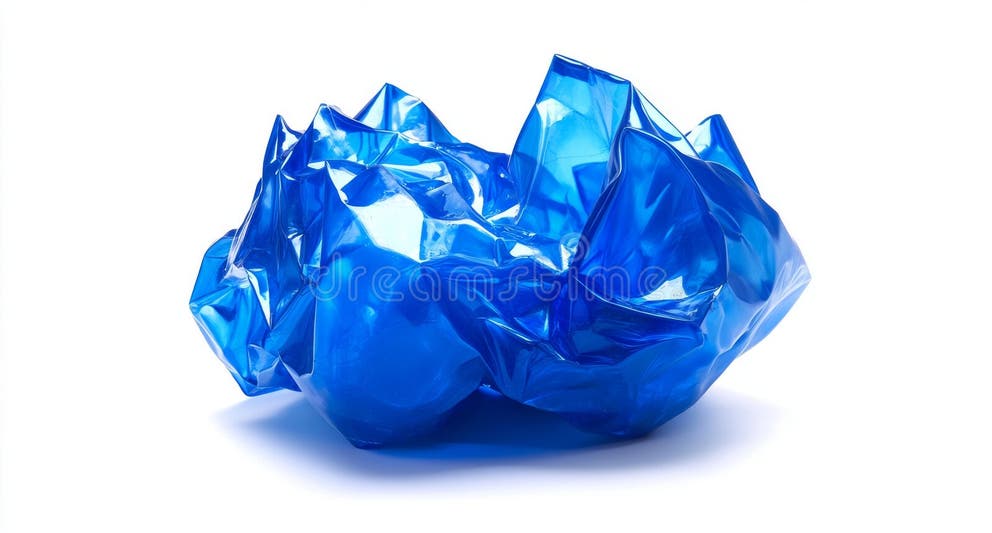 Bottle of Empty Plastic Isolated, Crumpled Plastic Bottle Concept ...