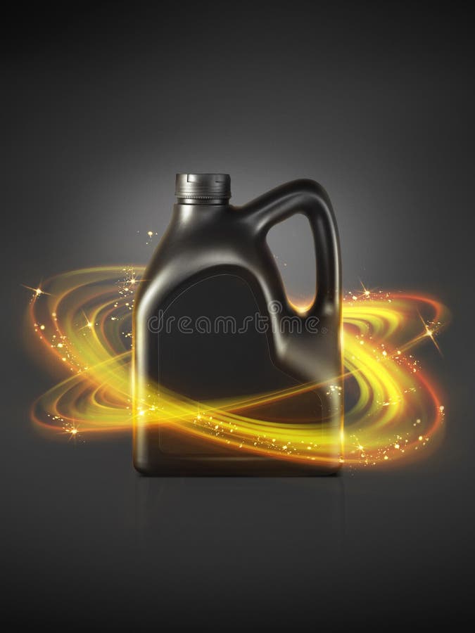 Bottle engine oil stock illustration. Illustration of industry - 139054333