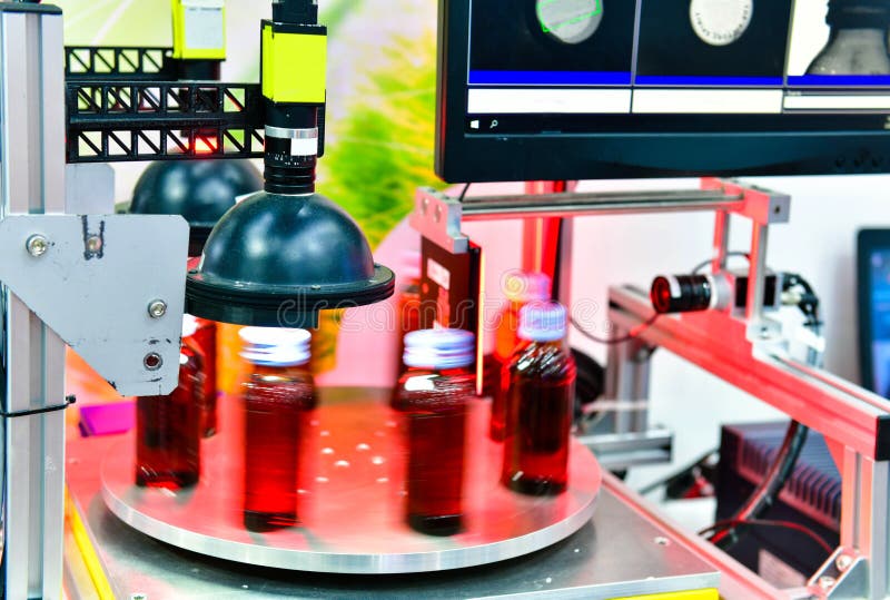 Bottle Error Checking Machine on Surface Shape and Position Including ...