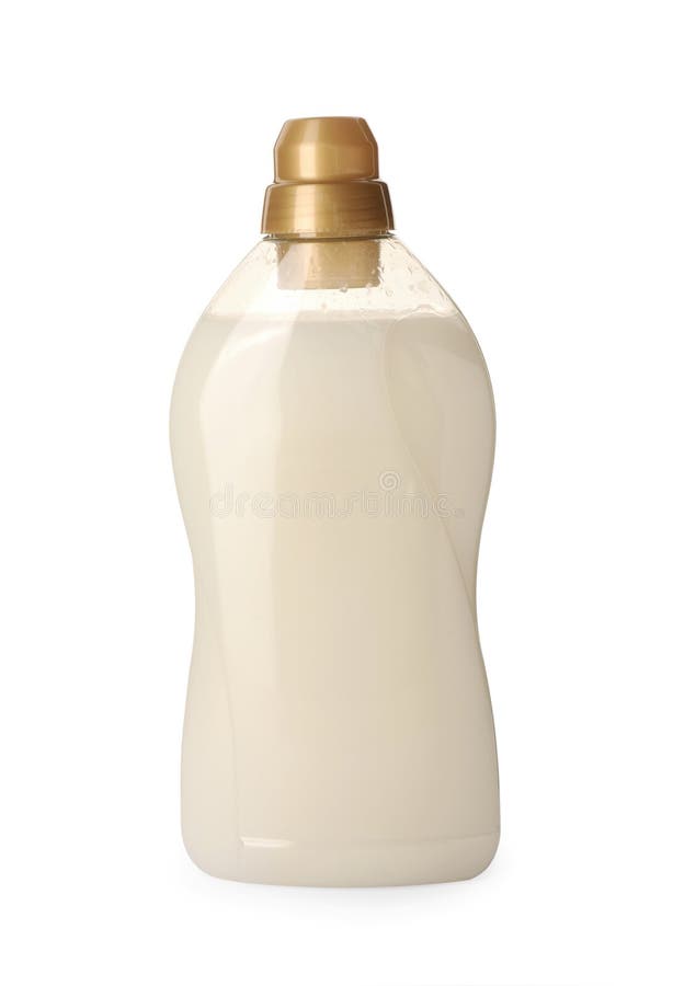 Bottle of Fabric Softener Isolated on White Stock Photo - Image of ...