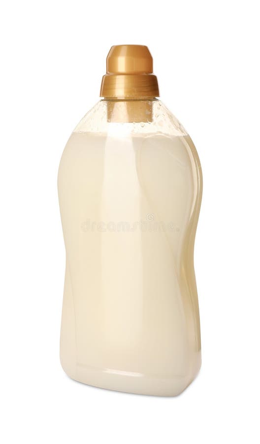 Bottle of Fabric Softener Isolated on White Stock Photo - Image of ...