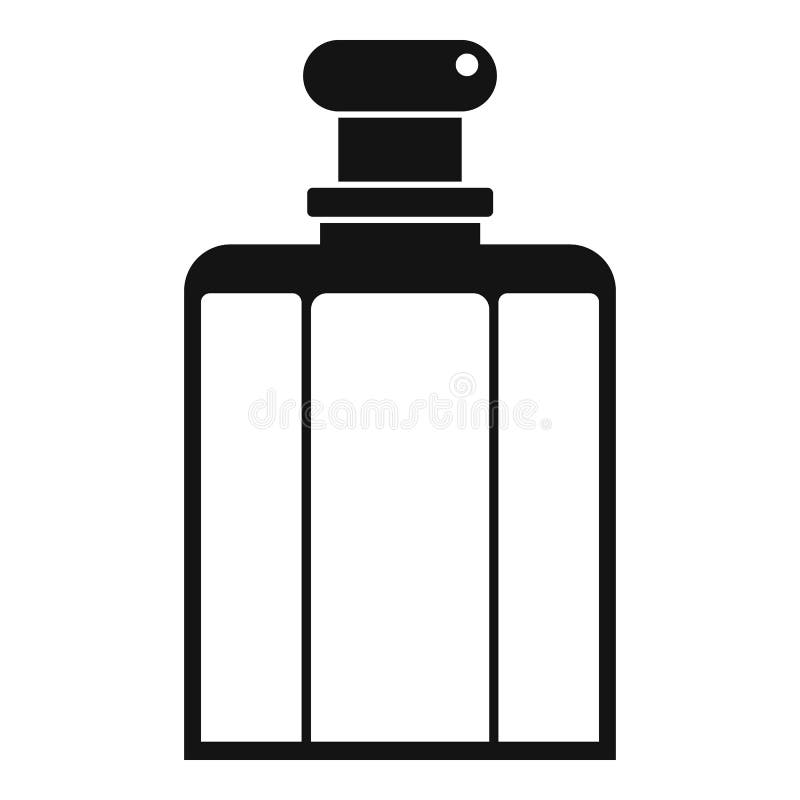 Bottle of Female Perfume Icon, Simple Style Stock Vector - Illustration ...