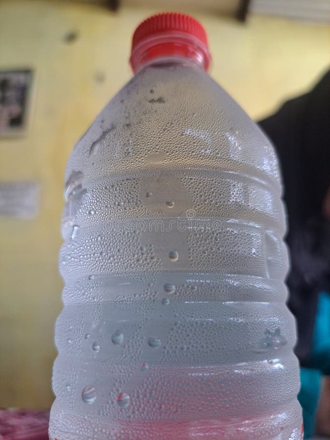 A Bottle Filled with Cold Water Stock Photo - Image of water, bottle ...