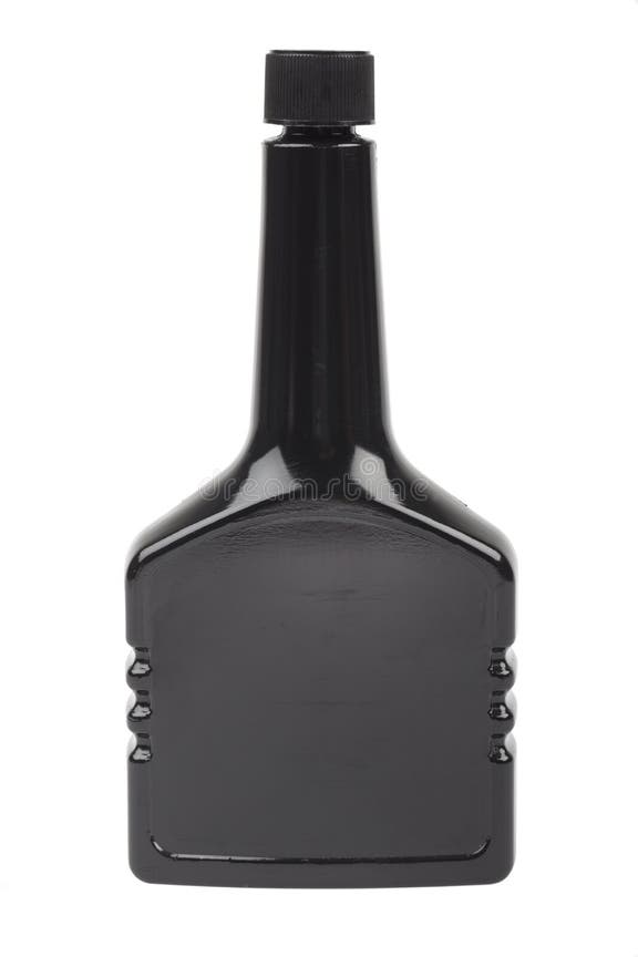 Bottle of Fuel Additive Isolated on White Stock Image - Image of blank ...