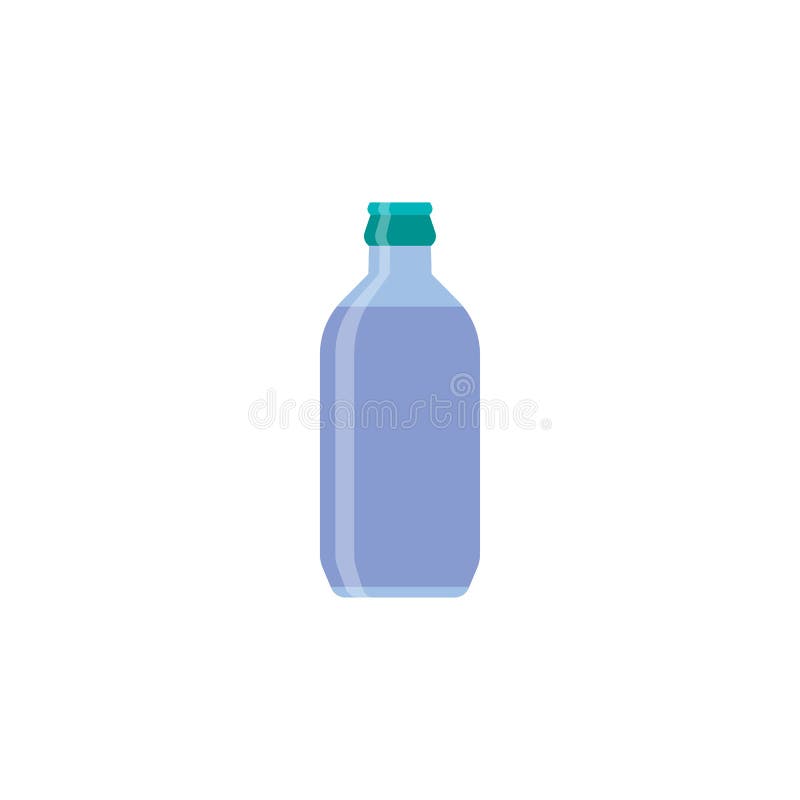 Bottle. Graphic Illustration Stock Illustration - Illustration of clear ...