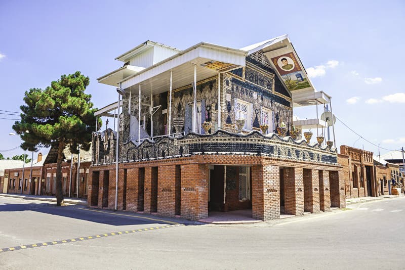 Bottle house in Gyandzha stock image. Image of gence - 58891595