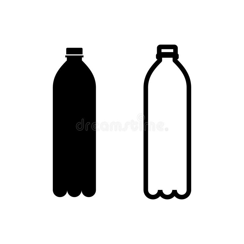 Bottle Icon . Bottle Vector Icon Stock Vector - Illustration of soda ...