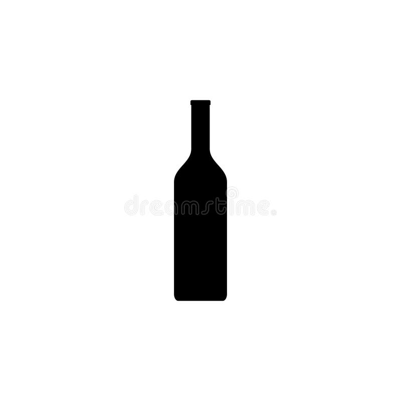 Bottle Icon . Bottle Vector Icon Stock Vector - Illustration of shape ...