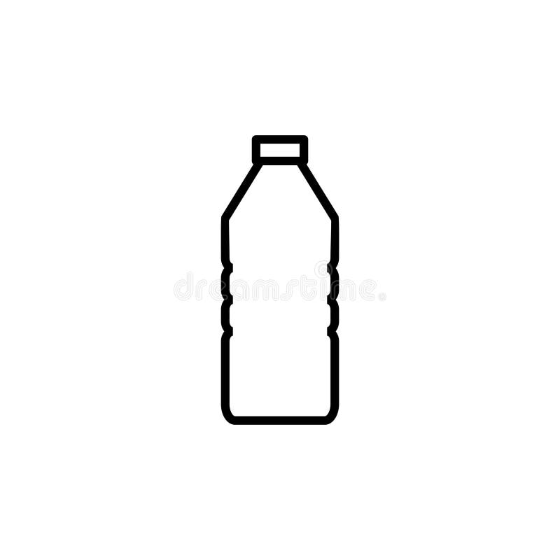 Bottle Icon . Bottle Vector Icon Stock Vector - Illustration of ...