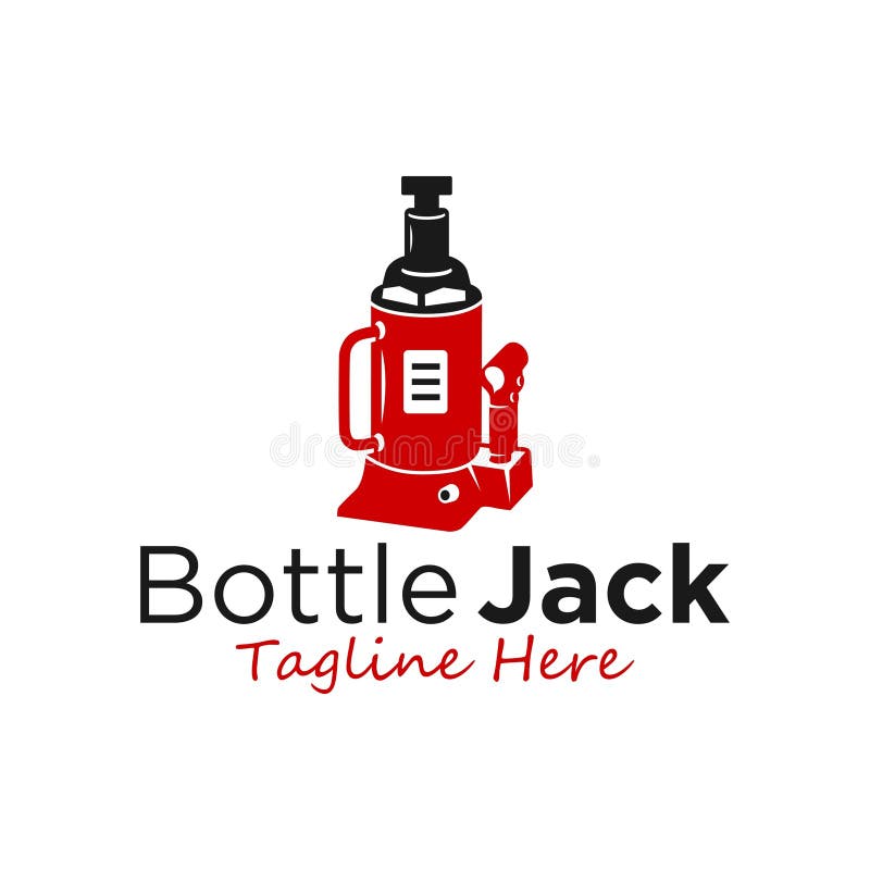 Bottle Jack Illustration Logo Stock Vector - Illustration of graphic ...
