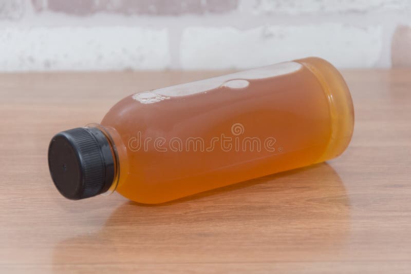 Bottle of jasmine tea stock image. Image of brand, glass - 106493647