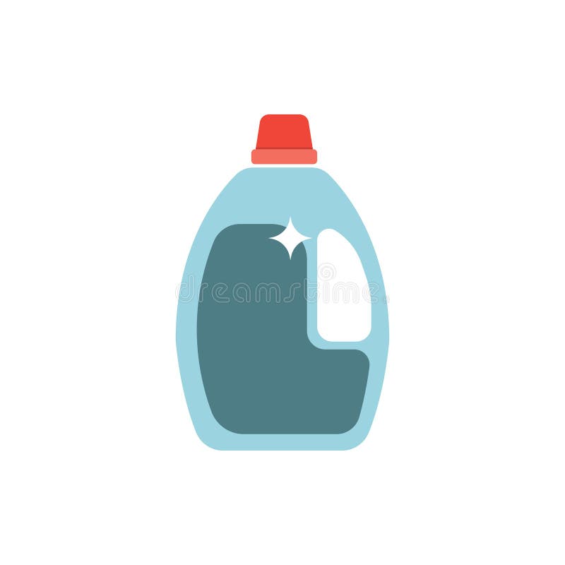 Bottle of laundry icon stock vector. Illustration of isolated - 367230992