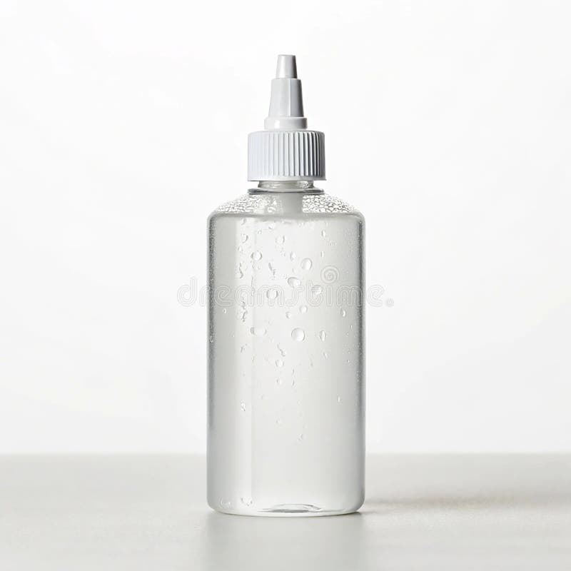 Bottle of Liquid Glue on White Background Stock Illustration ...