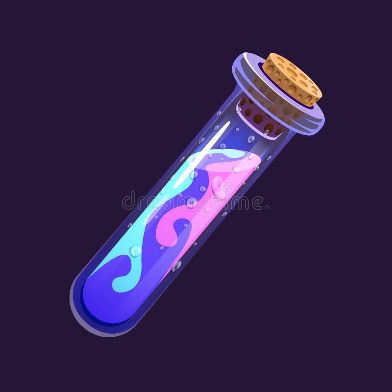 Bottle of Magic. Game Icon of Magic Elixir. Interface for Rpg or Match3 ...