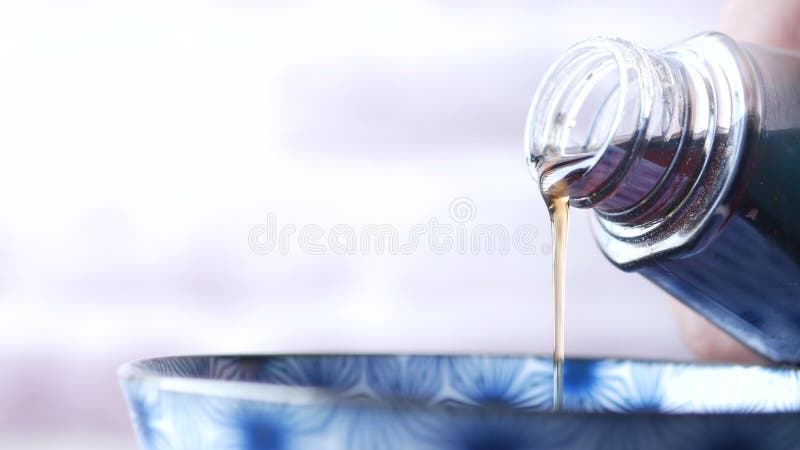 Bottle of Maple Syrup Pouring Close Up Stock Video - Video of syrup ...