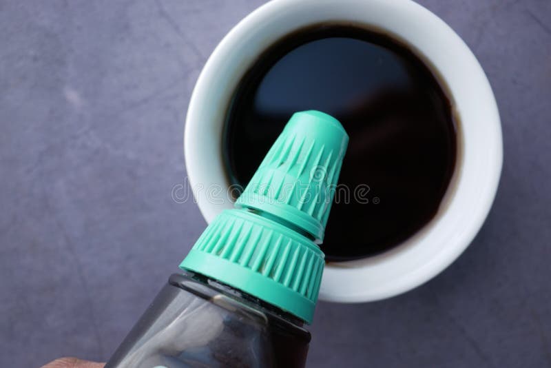 Bottle of Maple Syrup Pouring Close Up Stock Image - Image of syrup ...