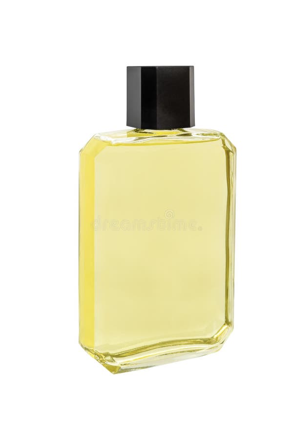 Bottle of Masculine Cologne Perfume with Cap for Mockup Stock Photo ...