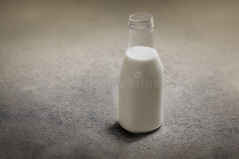 A Bottle of Milk, a Natural and Healthy Drink, Good Nutrition, Calcium ...