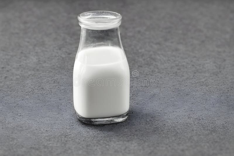 A Bottle of Milk, a Natural and Healthy Drink, Good Nutrition, Calcium ...