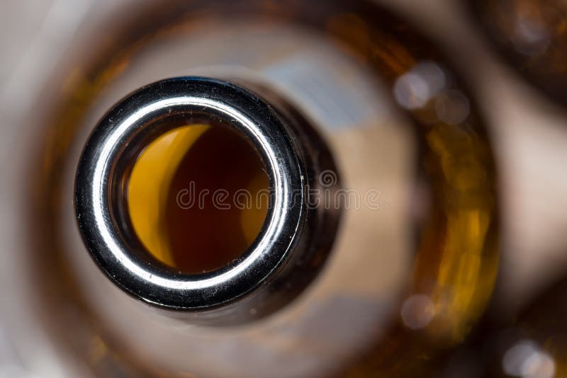 The bottle neck. close-up stock photo. Image of clear - 101029362