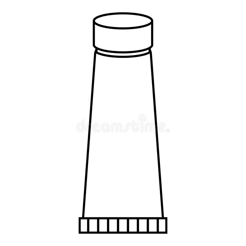 Bottle Neck Icon, Outline Style Stock Vector - Illustration of black ...