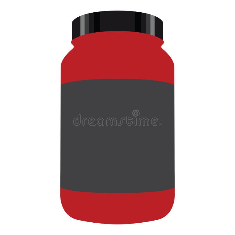 Bottle of Nutritional Supplements Stock Vector - Illustration of ...