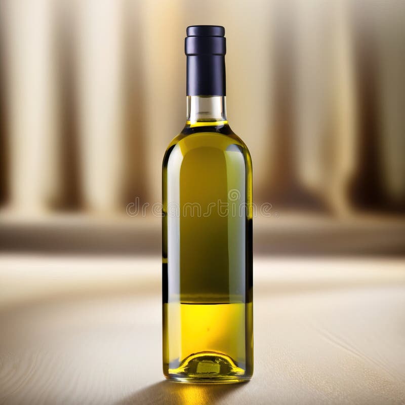 Bottle of Olive Oil, Blank Empty Generic Product Packaging Mockup Stock ...
