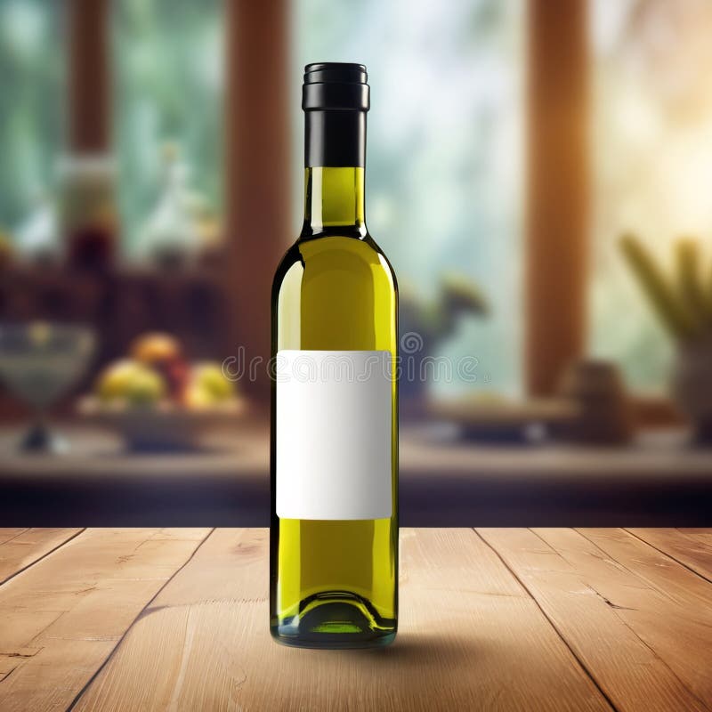 Bottle of Olive Oil, Blank Empty Generic Product Packaging Mockup Stock ...