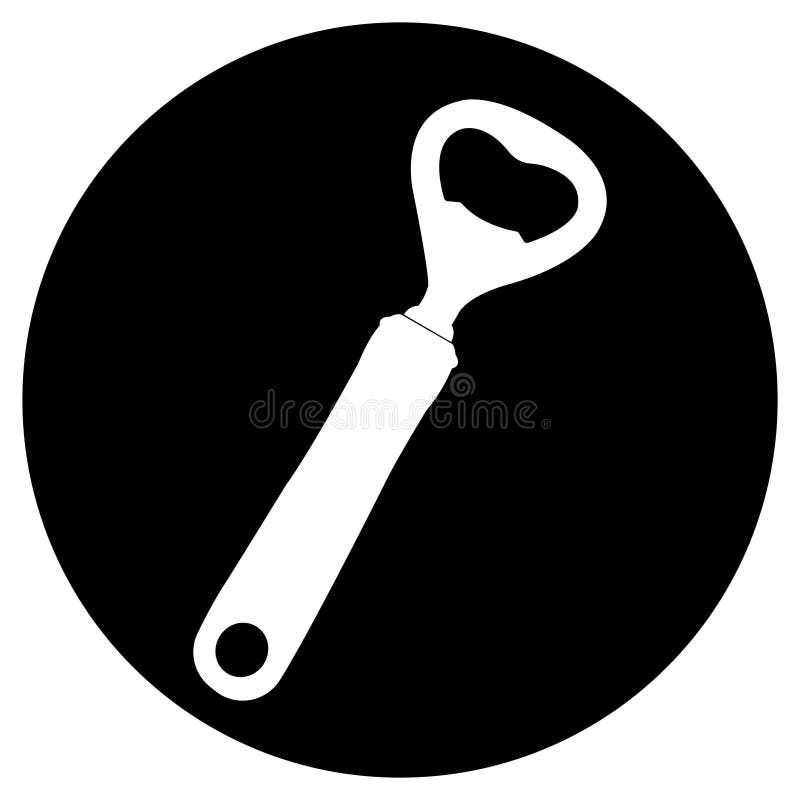 Bottle Opener Icon Design Template Stock Vector - Illustration of ...