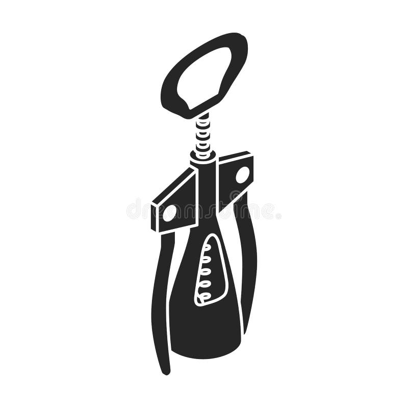 Bottle Opener Isometric Vector Icon.Black Vector Icon Isolated on White ... Bottle Opener Isometric Vector Icon.Black Vector Icon Isolated on White ...