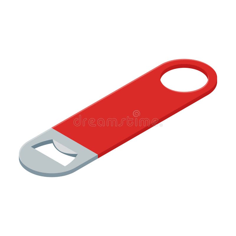Bottle-opener Isometric Vector Icon.Cartoon Vector Icon Isolated on ... Bottle-opener Isometric Vector Icon.Cartoon Vector Icon Isolated on ...