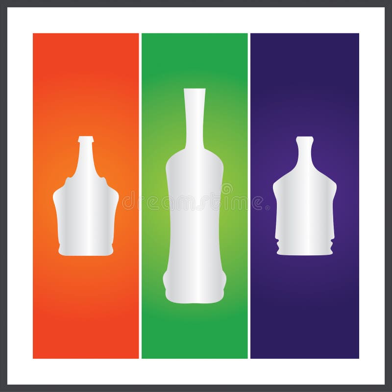 Bottle and packaging stock illustration. Illustration of design - 115031229
