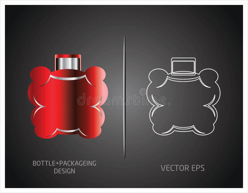 Bottle and packaging stock illustration. Illustration of lable - 115037227