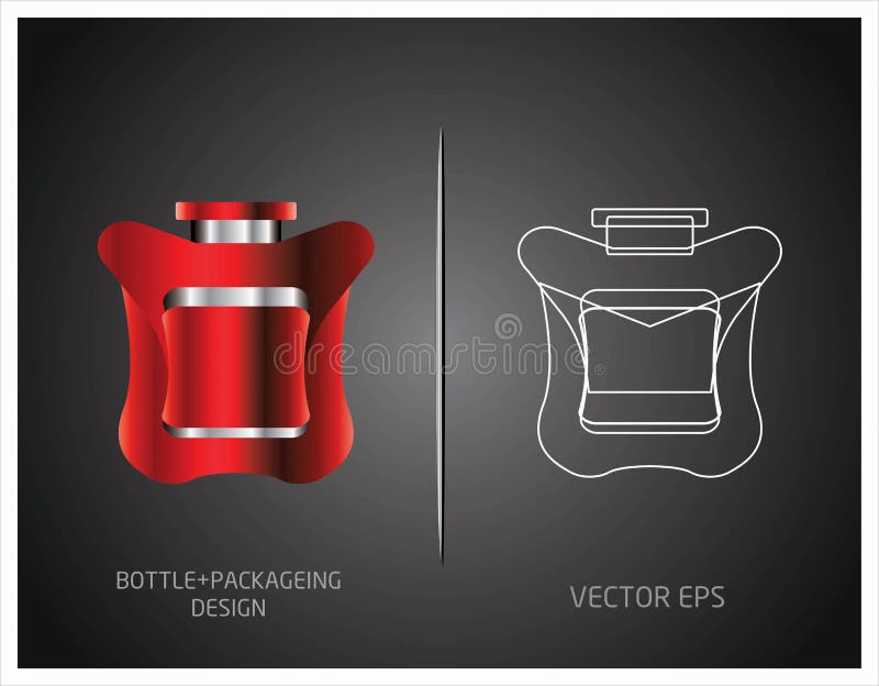 Bottle and packaging stock illustration. Illustration of packaging ...