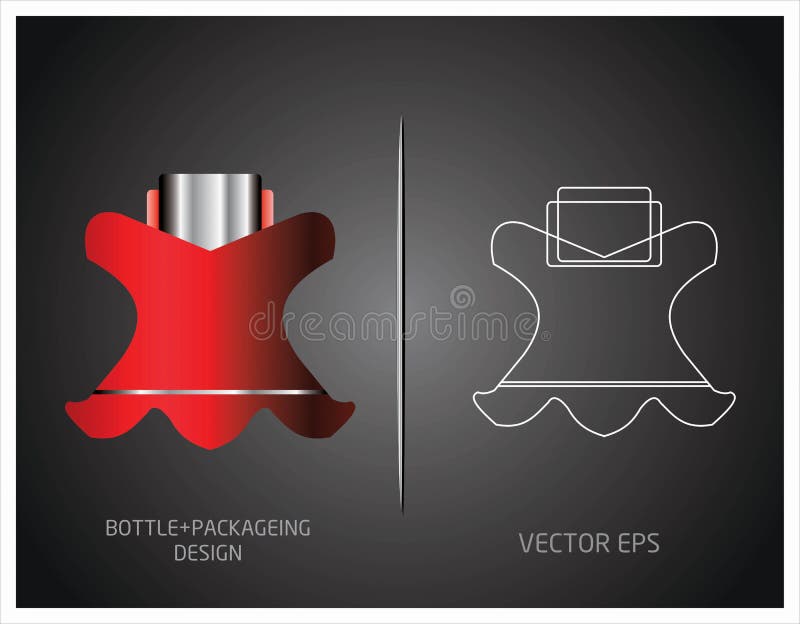 Bottle and packaging stock illustration. Illustration of lotion - 115024136