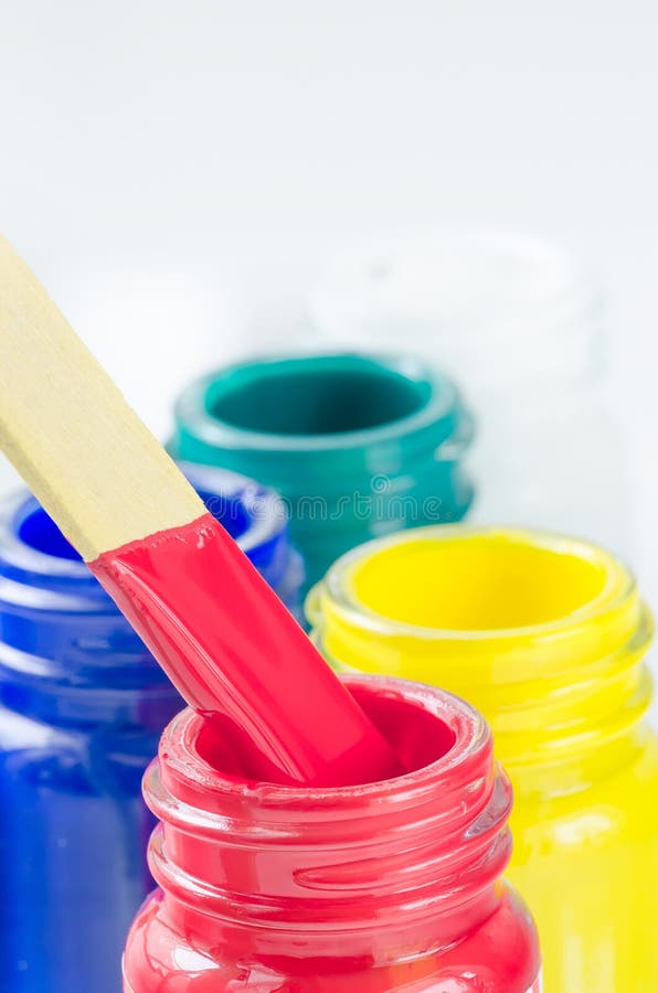 Bottle of paint color stock image. Image of paint, creative - 60333341