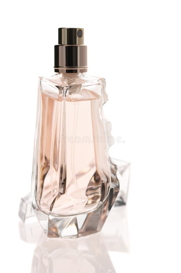 Pink perfume bottle stock photo. Image of glass, liquid - 11828080