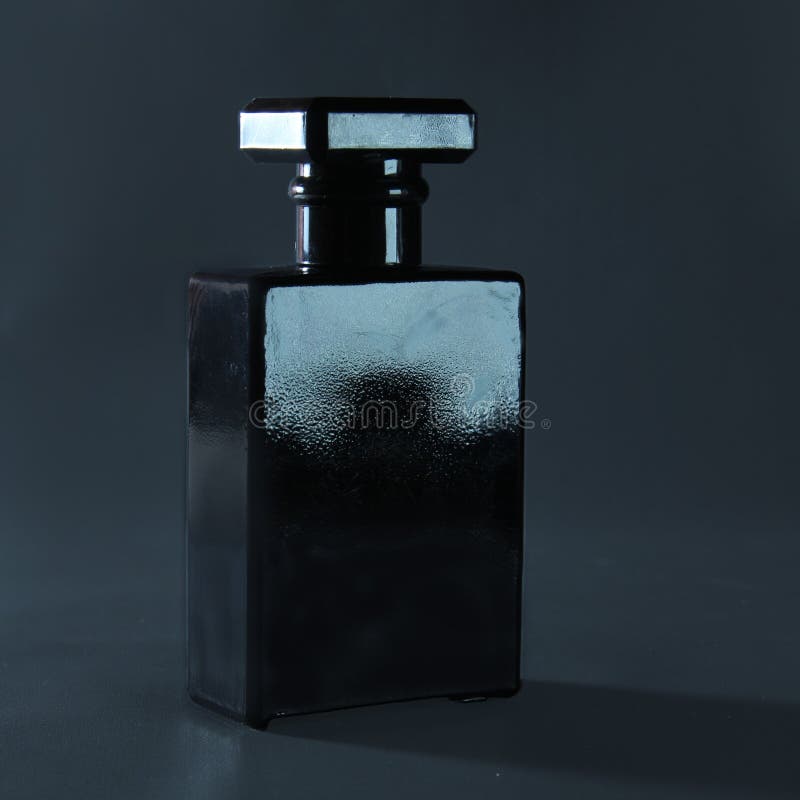 Bottle perfume black stock photo. Image of fashion, black - 293833986