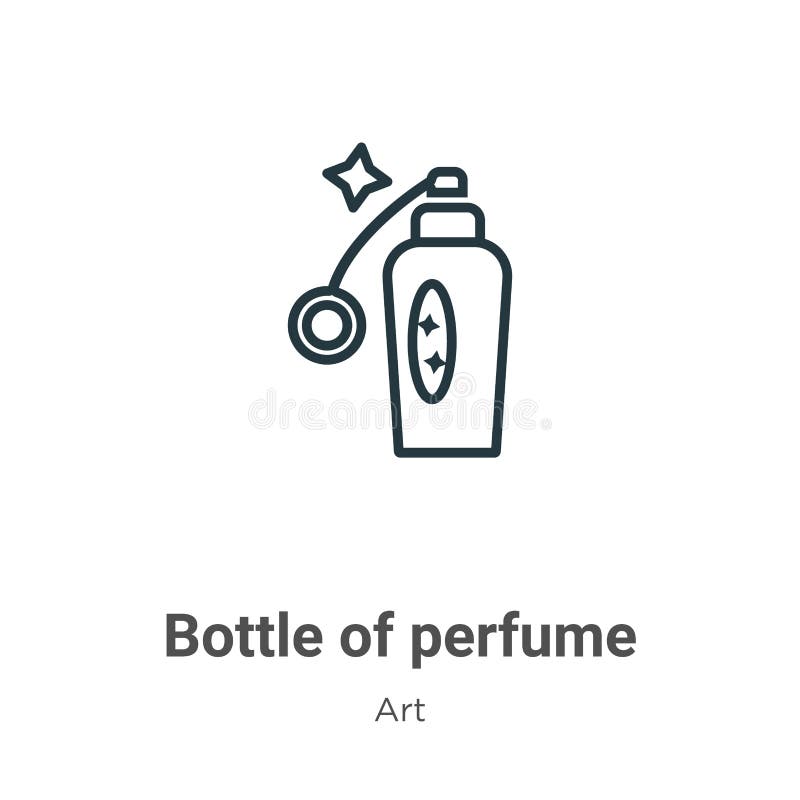 Perfume Outline Icon Set of 20 Thin Modern and Stylish Icons. Different ...