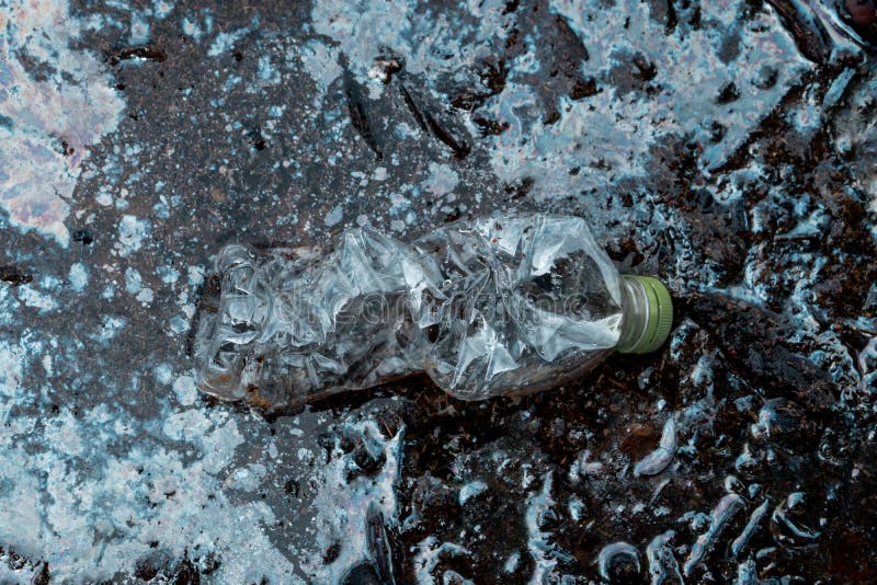Bottle Plastic in the River. Stock Image - Image of clean, care: 149678959