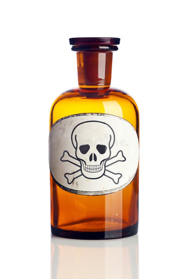 Bottle of Poison stock image. Image of pharmacy, death - 31587431