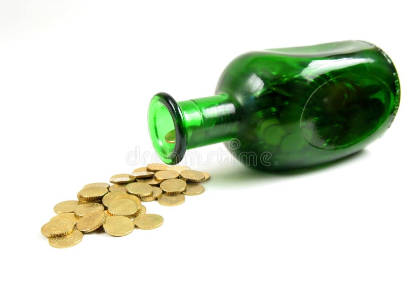 Bottle Pouring Milk Chocolate Stock Photo - Image of chocolate ...