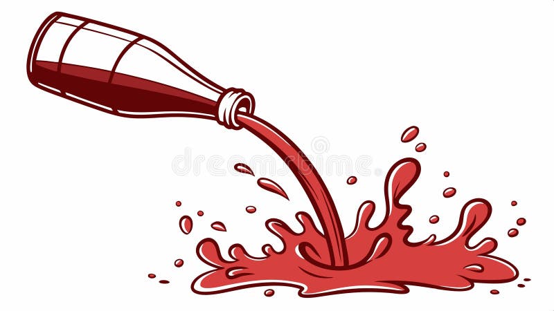 Bottle Pouring Liquid Splash, Flow and Pour, Liquid Motion Vector ...