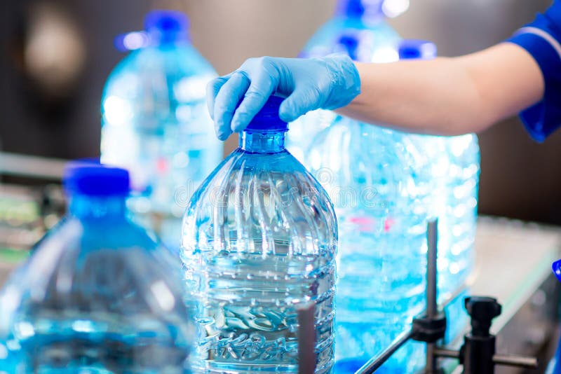 Bottle with pure water stock photo. Image of beverage - 85896018