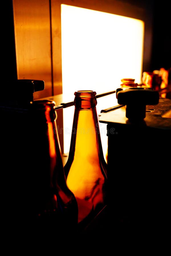 Bottle Quality Check Inspection Process Stock Photo - Image of conveyor ...