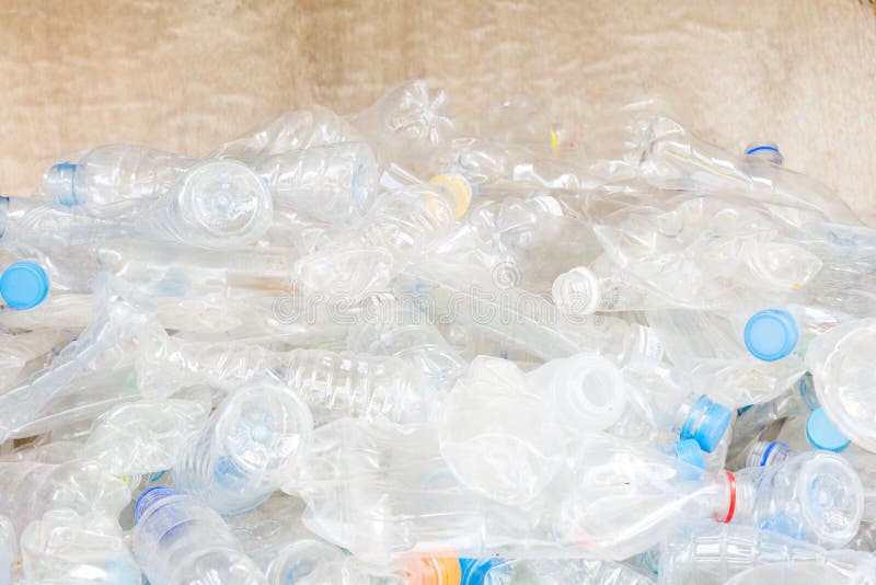 Bottle Recycling Junk Bottles. Stock Photo - Image of empty, recycled ...