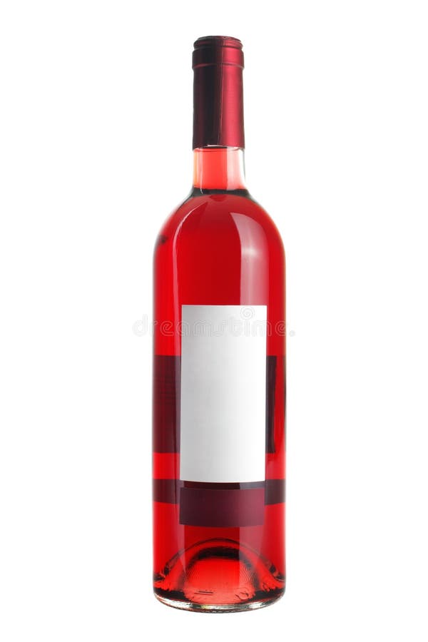 Bottle of rose wine stock image. Image of alcoholic, relax - 1520045
