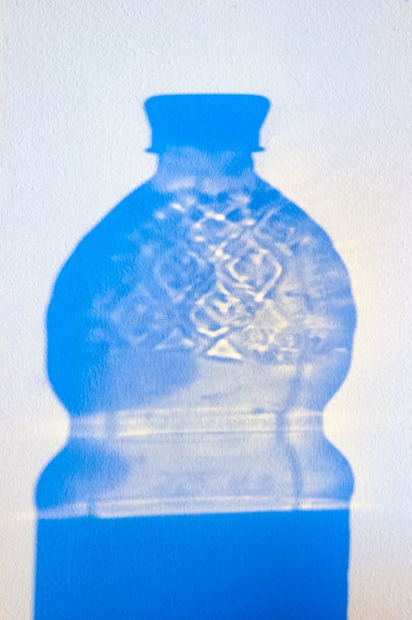 Bottle Shadow Projection stock photo. Image of green - 138349460