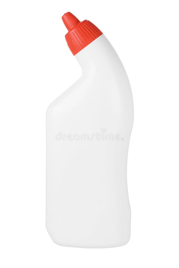 Toilet Cleaner. Plastic Container with Disinfectant Liquid Gel Isolated ...