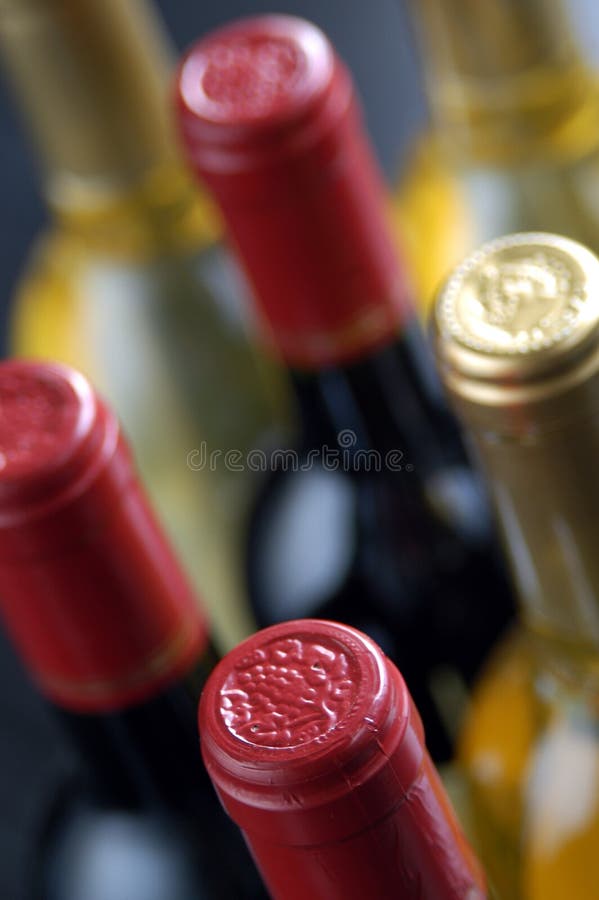 Bottle tops stock image. Image of foil, vinyard, wine - 4053645